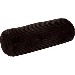 G&ouml;zze Nackenrolle &raquo;Cord Optik&laquo; mit samtweicher Oberfl&auml;che braun Polyester B/H/L: 22cm