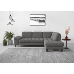 Sit & More sit&more Ecksofa &raquo;Westham L-Form&laquo; mit Ottomane, mit oder ohne Schlaffunktion, Bettkasten, Verstellung grau 90% Polyester 10%Polyamid B/H/T: 261cm x 