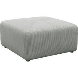 Home Affaire Polsterhocker &raquo;Gerrid&laquo; Cord-Bezug, passend zur Modulserie "Gerrid" grau 100% Polyester B/H/T: 85cm x 42cm x 85cm, Cord