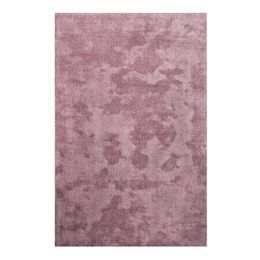 Teppich &raquo;Sienna&laquo; rechteckig 20 mm H&ouml;he Hochflor, Microfaser, uni, weich & kuschelig, Wohnzimmer, Schlafzimmer rosa Polyester B : 200cm 1 Stk., 20mm, L