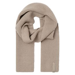 JOOP! Joop Jeans Damen Strickschal &raquo;Lucifer&laquo; aus Strukturstrick beige Einheitsgr&ouml;&szlig;e