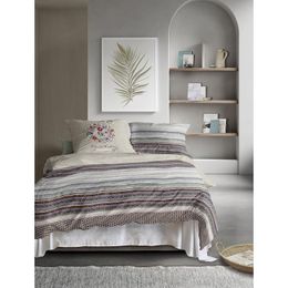 Irisette Bettw&auml;sche &raquo;Monte 8583&laquo; 2 Stk. samtig weich bunt Biber, Obermaterial: 100% Baumwolle B/L: 140cm x 200cm, 1 Stk., 1 Stk., Biber, B/L: 90cm x 70cm, 2 