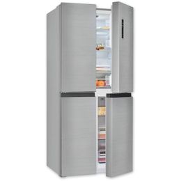 Exquisit Multi Door &raquo;MD425-150-040C inoxlook&laquo; 180 cm hoch 79 cm breit silber Einheitsgr&ouml;&szlig;e
