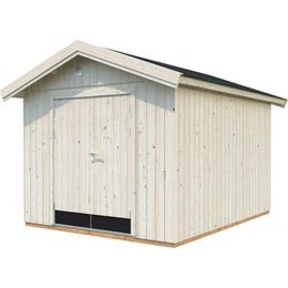 Palmako Ger&auml;tehaus &raquo;Martin&laquo; natur beige Massivholz Einheitsgr&ouml;&szlig;e