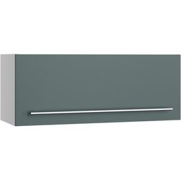 KOCHSTATION Klapph&auml;ngeschrank &raquo;KS-Bern2&laquo; Breite 90 cm, 1 Klappe gr&uuml;n Holzwerkstoff B/H/T: 90cm x 35,2cm x 34,9cm