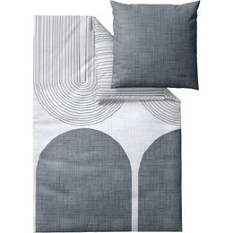 s.Oliver Bettw&auml;sche &raquo;Satinbettw&auml;sche s.Oliver&laquo; 2 mit modernem Design-Statement Mako-Satin, Obermaterial: 100% Baumwolle B/L: 135cm x 200cm, 1 Stk., 1 