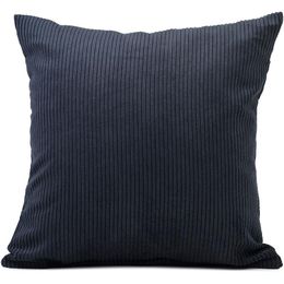 G&ouml;zze Dekokissen &raquo;Capri Cord&laquo; schwarz Polyester B/L: 45cm x 45cm, 1 Stk.