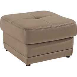 exxpo - sofa fashion Hocker &raquo;Lotos komfortabler Hocker mit tollen Verarbeitungsdetails&laquo; braun NaturLEDER (echtes Rindsleder) in Sitz und R&uuml;cken. 