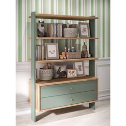 FORTE Standregal &raquo;Whenua&laquo; Regal, Stauraum, trendige Farbkombination, viel Platz und Stauraum gr&uuml;n Holzwerkstoff B/H/T: 104,2cm x 153,6cm x 41,5cm