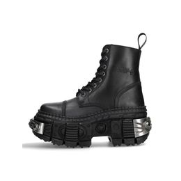 New Rock Lace-Up Boots 'M-WALL083C-S4' male size 38 Black