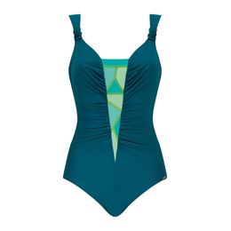 Sunflair Badeanzug Damen Gr&ouml;&szlig;e 5XL blau / t&uuml;rkis