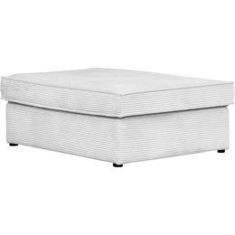 OTTO home Polsterhocker &raquo;Enid&laquo; einzeln stellbar oder als Teil eines Modulsofas, fester Sitzkomfort beige 100% Polyester B/H/T: 130cm x 43cm, Cord