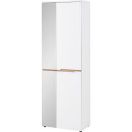 Innostyle Garderobenschrank &raquo;Memphis Garderobenschrank, 65x192x38cm (B/H/T)&laquo; 1 Stk. tlg. wei&szlig; ABS-Kunststoff, Dekorfolie, Holzwerkstoff, MDF wei&szlig;, B/H/T: 65cm x