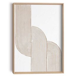 Reinders Wandbild &raquo;Schleife&laquo; Wohnzimmer - Beige - MDF - Abstrakt - 30x40 cm beige B/H/T: 30cm x 40cm x 3cm