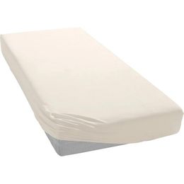 bellana Spannbettlaken &raquo;bellana Frottier&laquo; weich und angenehm zur Haut wei&szlig; Frottee, Obermaterial: 80% Baumwolle, 20% Polyester B/L: 200cm, 1 Stk., 