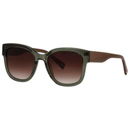 Brendel Eyewear Damen BRENDEL eyewear Sonnenbrille &raquo;Modell 906203&laquo; Form Karree/Eckig, Logoschriftzug auf B&uuml;gel, Kunststofffassung braun Einheitsgr&ouml;&szlig;e
