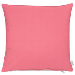 Apelt Dekokissen &raquo;3800&laquo; Statement-Rei&szlig;verschluss pink Obermaterial: 75% Polyester, 25% Baumwolle B/L: 66cm x 66cm, 1 Stk.