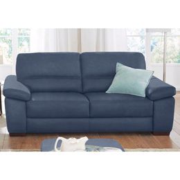 Calia italia 2-Sitzer &raquo;Gaia, Sofa im edlen Design und mit erstklassigem Sitzkomfort&laquo; aus pflegeleichtem Luxus-Microfaser Ginevra Hydro Care blau Luxus