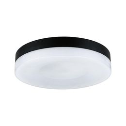 Paulmann LED Deckenleuchte &raquo;Amalie Schwarz 230V 2700K Metall/Kunststoff&laquo; Warmwei&szlig; 3-step-dimmbar schwarz 1, &Oslash; 28cm H: 5,7cm