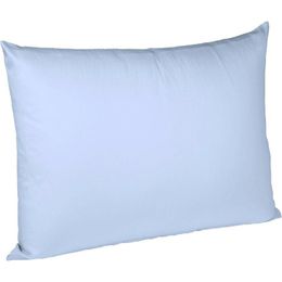 Fleuresse Kissenbez&uuml;ge &raquo;Colours&laquo; edler, b&uuml;gelfreier Interlock-Jersey aus 100% Baumwolle blau Interlock-Jersey, Obermaterial: 100% Baumwolle B/L: 40cm 