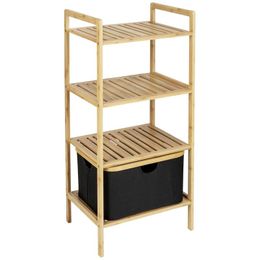 Wenko Regal &raquo;Ecori&laquo; mit 3 Etagen beige Bambus B/H/T: 44cm x 93,5cm x 33cm