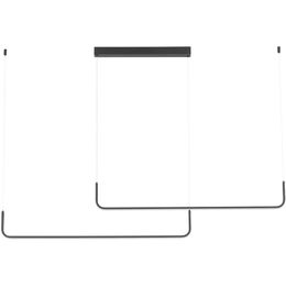 NOVA LUCE Pendelleuchte &raquo;STRITA&laquo; LED-Modul 1 Stk. Warmwei&szlig; schwarz 2, H: 120cm, 1 Stk.