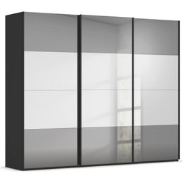 Rauch Schwebet&uuml;renschrank &raquo;Kleiderschrank Schrank Garderobe Schlafzimmerschrank SCALE-FYRA&laquo; edle T&uuml;ren viergeteilt Front Spiegel-Mix viele Farben MADE