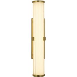 Searchlight Wandleuchte &raquo;Clamp-Wandleuchte - Goldenes Metall&laquo; LED-Modul 1 Stk. gold H: 32,5cm, 1 Stk.