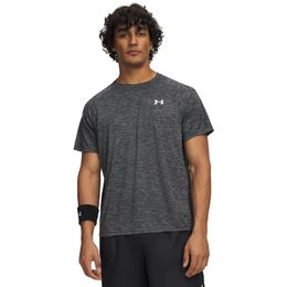 Under Armour Herren Trainingsshirt &raquo;UA TECH TEXTURED SS&laquo; atmungsaktives Material, lockere Passform, mit Kurzarm grau XL