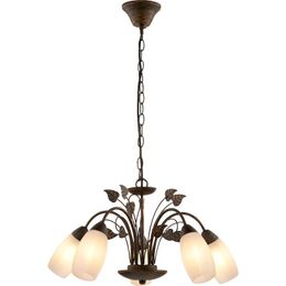 NOWA H&auml;ngeleuchte &raquo;VENEZIA&laquo; E14 1 Stk. H&auml;ngelampe Esszimmer-Leuchte Esstischleuchte Wohnzimmer &Oslash; 50cm H: 150cm, 1 Stk.