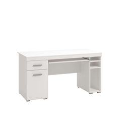 Home Affaire Schreibtisch &raquo;Alfa&laquo; mit Stauraum, gut geeignet f&uuml;r das Home Office wei&szlig; B/H/T: 145cm x 75,5cm x 65,5cm