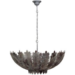 Kayoom H&auml;ngeleuchte &raquo;Autumn Leaves in Silber, ohne Leuchtmittel, LxBxH: 48 x 48 x 23 cm&laquo; E27 1 Stk. grau H: 23cm, 1 Stk.