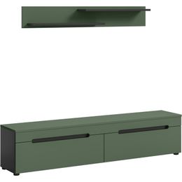 Home Affaire Wohnwand &raquo;REHAT, TOPSELLER!, 2-teilig, wahlweise stehend und h&auml;ngend montierbar&laquo; Set bestehend aus: Wandboard (13x19x8 cm) und Lowboard (