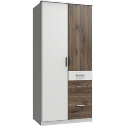 wimex Kleiderschrank &raquo;Joker&laquo; wahlweise mit Spiegel wei&szlig; B/H/T: 90cm x 199cm x 59cm, T&uuml;ren: 2 Stk. ohne Spiegel