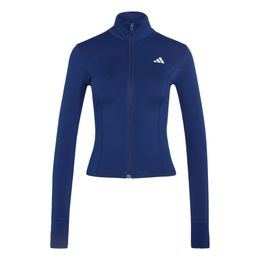 adidas Performance Trainingsjacke 'Studio' Damen Gr&ouml;&szlig;e XL dunkelblau / wei&szlig;