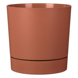 Scheurich &Uuml;bertopf &raquo;47/235 PLANO+&laquo; Pflanzgef&auml;&szlig; aus Kunststoff, &Oslash;xH: 46,7x46 cm braun Kunststoff &Oslash; 46,7cm