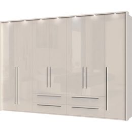 OTTO home Dreht&uuml;renschrank &raquo;Piano, inklusive Rahmen und Beleuchtung, soft-close-Funktion&laquo; 277 oder 322cm breit, 226cm hoch, mit 4 Schubladen, UV 