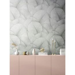 marburg Vliestapete &raquo;Blissful Botanics&laquo; botanisch moderne Tapete f&uuml;r Wohnzimmer Schlafzimmer K&uuml;che grau Vlies B/L: 0,53m x 10,05m, Rollen: 1