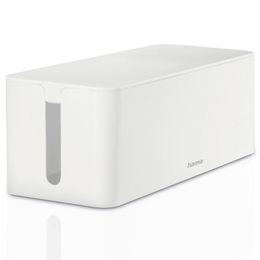 Hama Kabelbox &raquo;Kabelbox f&uuml;r Standard 6er Steckdosenleisten, Stecker, Kabel, Ladeger&auml;t&laquo; 1 Stk. tlg. Schlichtes Design, Schreibtisch, Tisch, gro&szlig;e 