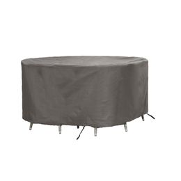 winza outdoor covers Gartenm&ouml;bel-Schutzh&uuml;lle &raquo;Premium&laquo; mit Klettverschluss, f&uuml;r Gartenset rund bis 120 cm grau Materialmix, Polypropylen (PP) B/H/L: 