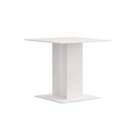 Home Affaire Esstisch &raquo;Capua, Esstisch, K&uuml;chentisch, Bistrotisch, Speisetisch&laquo; Leicht zu bewegen, ideal f&uuml;r kleine R&auml;ume, Ma&szlig;e: 80 x 80 cm wei&szlig; B/H/T: