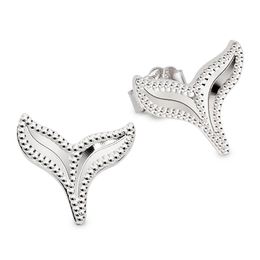 Bruno Banani Damen Paar Ohrstecker &raquo;Schmuck Geschenk Ohrschmuck Flosse Silber rhodiniert&laquo; silber Silber 925 (Sterlingsilber)
