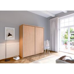 Priess Schwebet&uuml;renschrank &raquo;Arnsberg&laquo; braun Holzwerkstoff Livorno Buche, B/H/T: 187cm x 211cm x 64,5cm, T&uuml;ren: 2 Stk., Basisausf&uuml;hrung