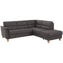 Home Affaire Ecksofa &raquo;Palmera L-Form, B: 236 cm&laquo; optional Schlaffunktion & Bettkasten, Federkern grau 100% Polyester;Struktur (100% Polyester);Luxus-