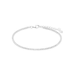 Amor Damen Tennisarmband &raquo;Classiv Silver&laquo; mit Zirkonia (synth.) silber Silber 925 (Sterlingsilber)