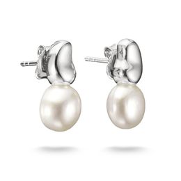 Thomas Sabo Damen Thomas Sabo Paar Ohrstecker &raquo;Bold Elegance Ohrstecker Perle klein&laquo; mit S&uuml;&szlig;wasserzuchtperle silber Perlen Silber 925 (recycelt)