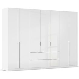 OTTO home Dreht&uuml;renschrank &raquo;Kleiderschrank Schrank Garderobe AGORDO mit Dekor- oder Hochglanzfront&laquo; in zwei Griff-Farben, Breite 315 cm, mit 