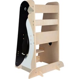 Small Foot Stehhilfe &raquo;Lernturm Pinguin Wildlife&laquo; () schwarz Holzwerkstoff, Metall, Stoff B/H/T: 64cm x 92cm x 53cm