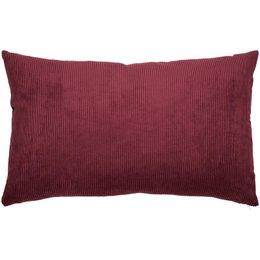 Pad Dekokissen &raquo;CASUAL&laquo; Made in Europe rot Polyacryl, Polyester B/L: 35cm x 60cm, 1 Stk.