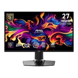 MSI OLED-Monitor &raquo;MAG 274QP QD-OLED X24&laquo; 67,3 cm/27 &prime;&prime; 2560 x 1440 px WQHD 0,03 Reaktionszeit 240 Hz neig-, schwenk-, h&ouml;henverstellbar, Pivot schwarz 